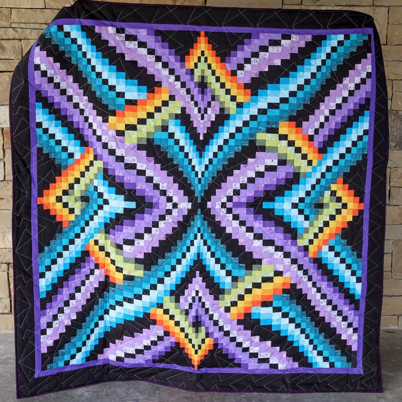 Bargello Quilt - Etsy