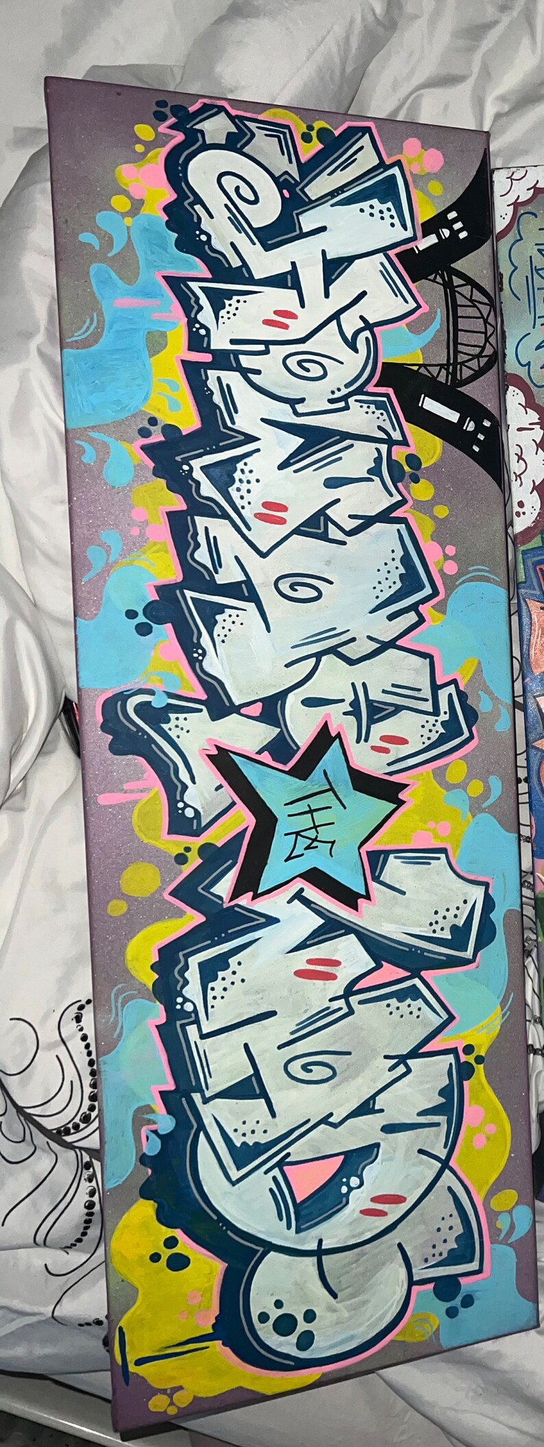 Street Art Graffiti Canvas set of 3 - Etsy