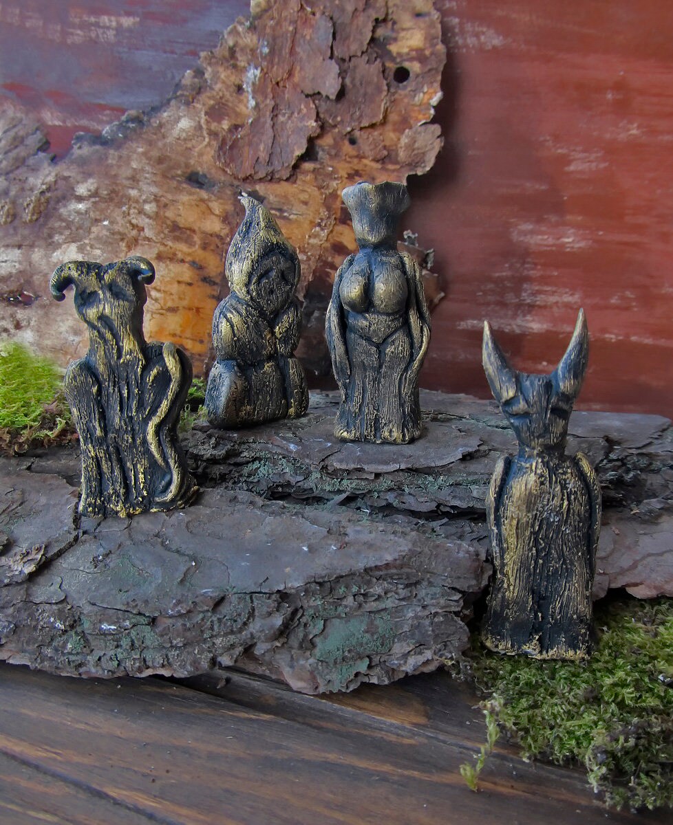 Loki God Beltane Horned Doll Celtic Pagan Doll Vikings Statue - Etsy