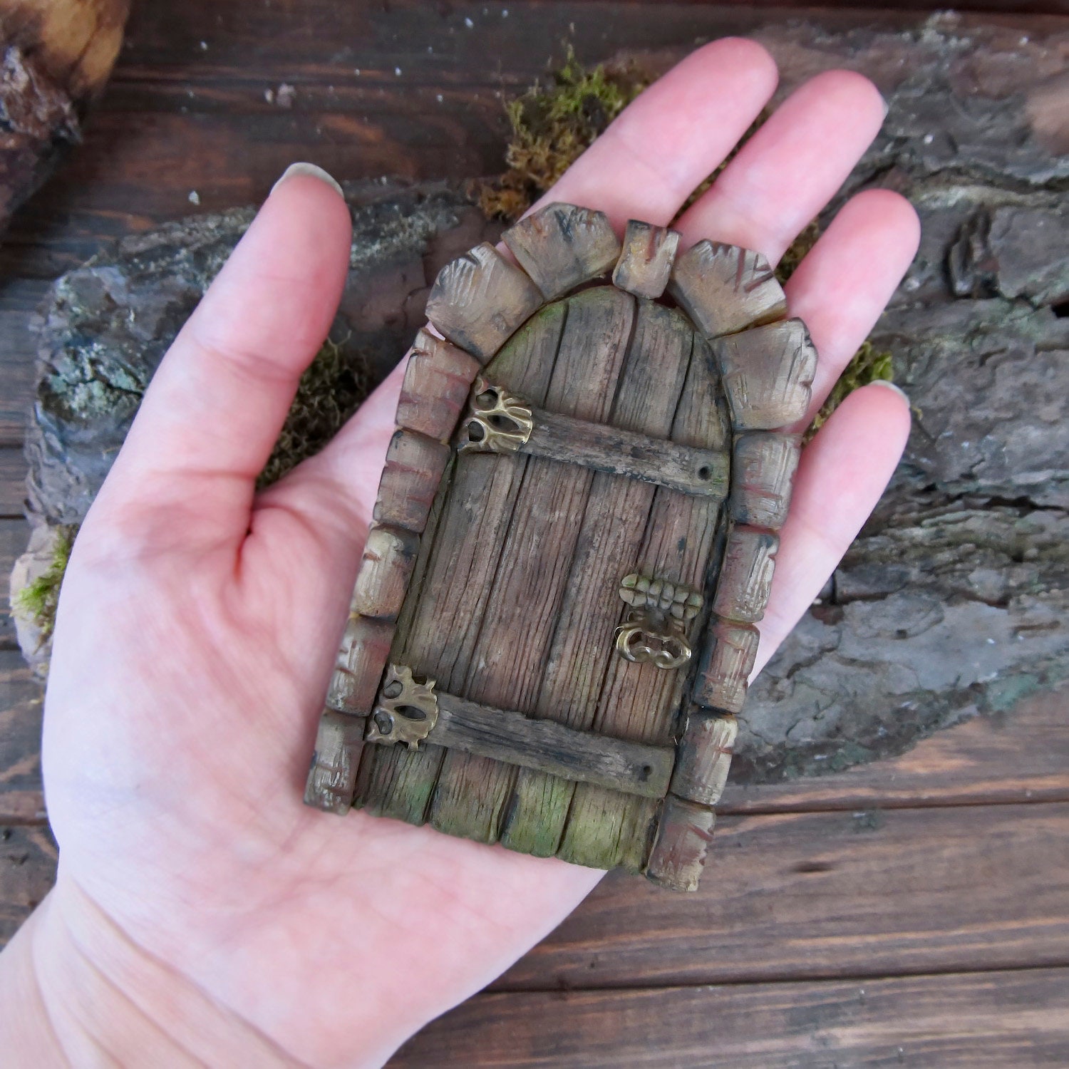 Rustic Fairy Door Mystical Fairy Door Miniature Door Fairy Garden Decor ...
