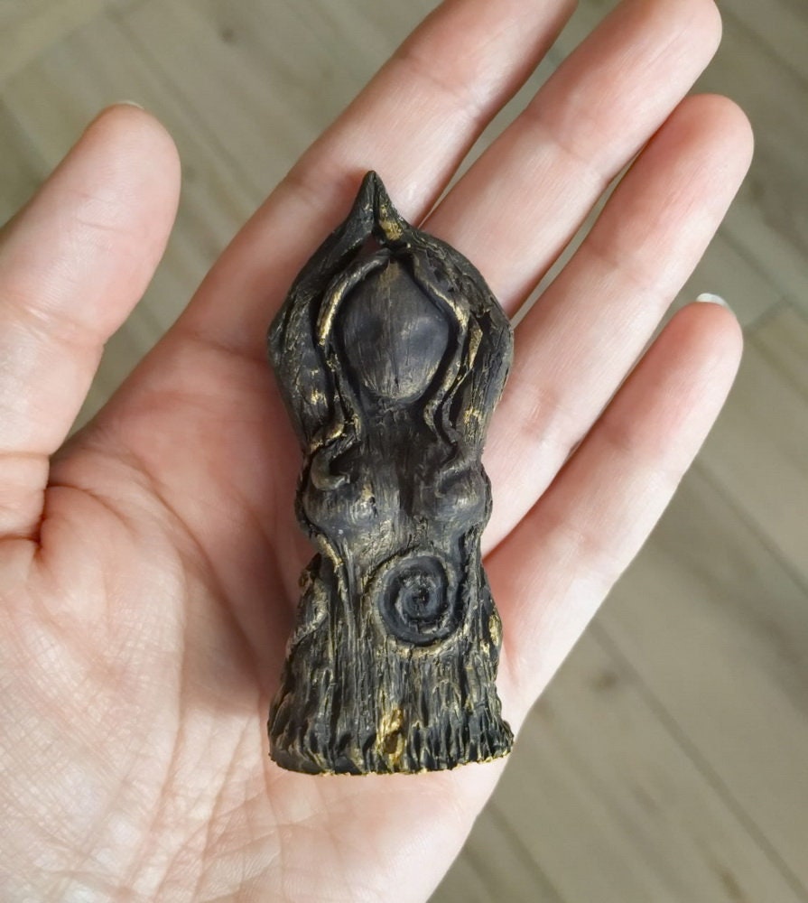 Goddess Mother Earth Gaia Pagan Statue Nature Witch Doll Wicca Birth ...