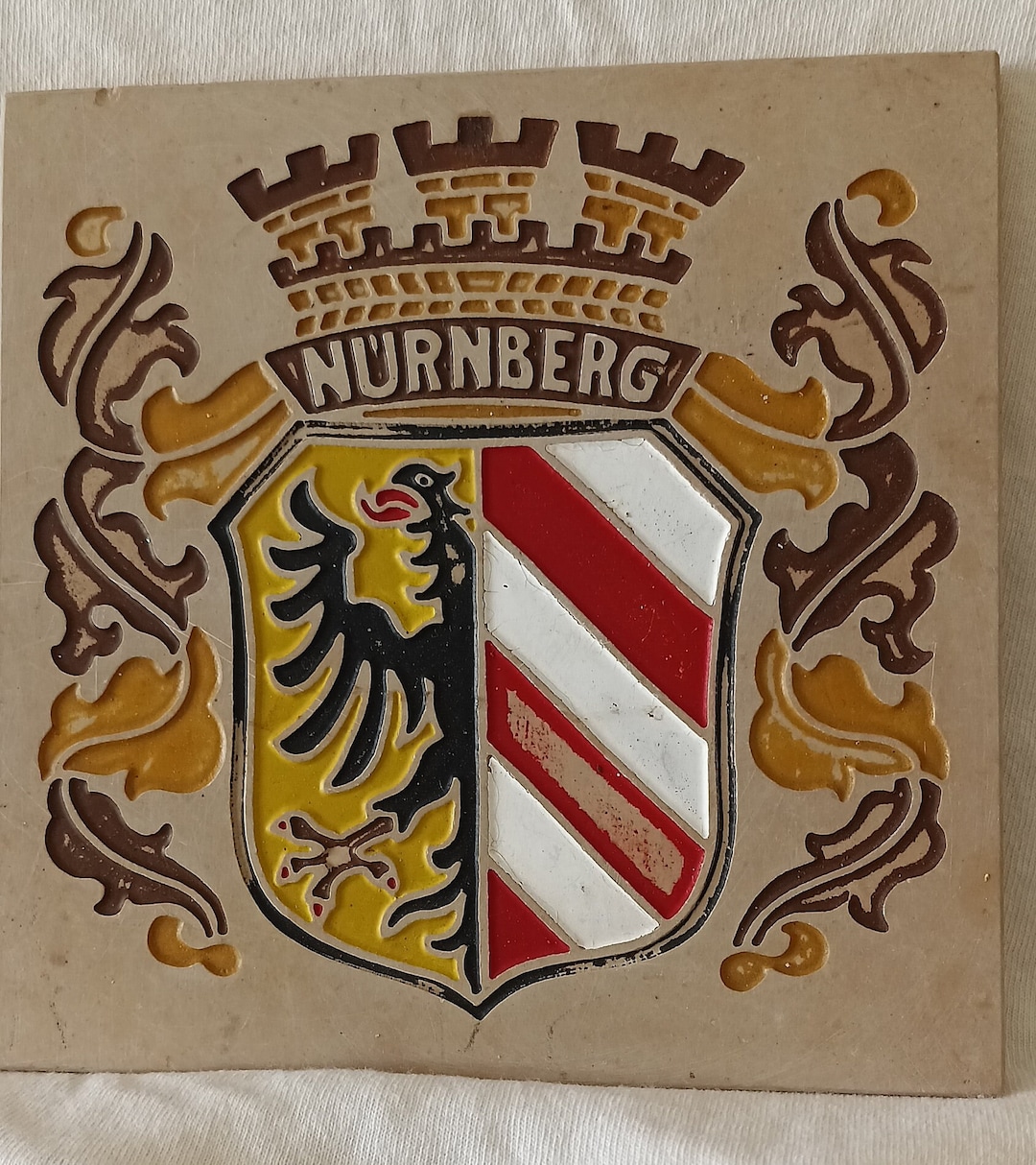 City of Nurnberg Coat of Arms Tile - Etsy