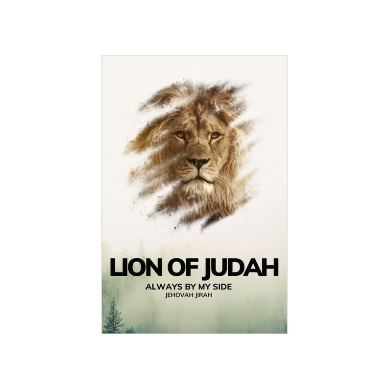 Lion Poster- Lion of Judah - Etsy