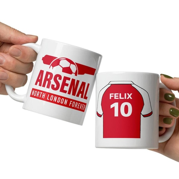 Personalised Arsenal Mug - Etsy UK