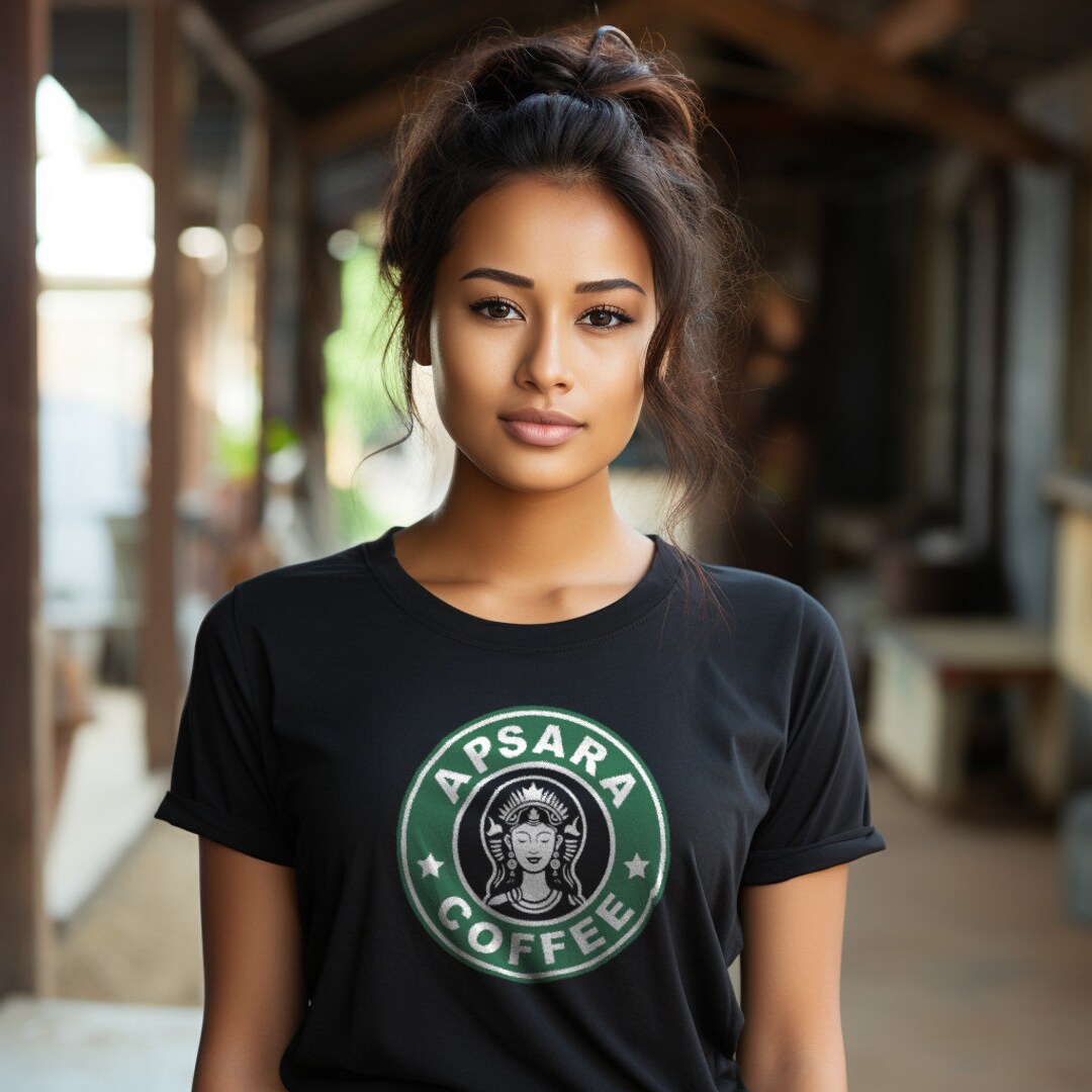Cambodian T Shirt | Apsara Coffee - Etsy