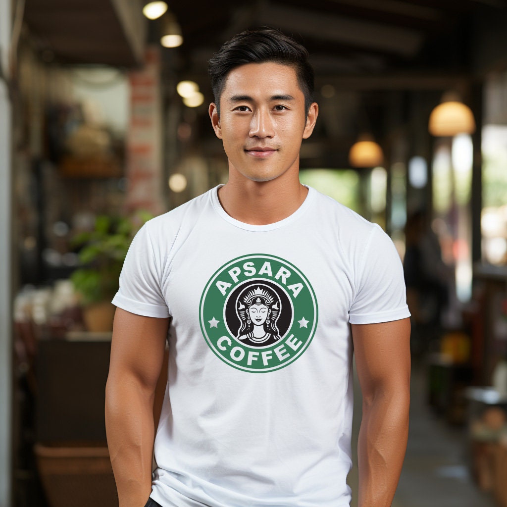 Cambodian T Shirt | Apsara Coffee - Etsy