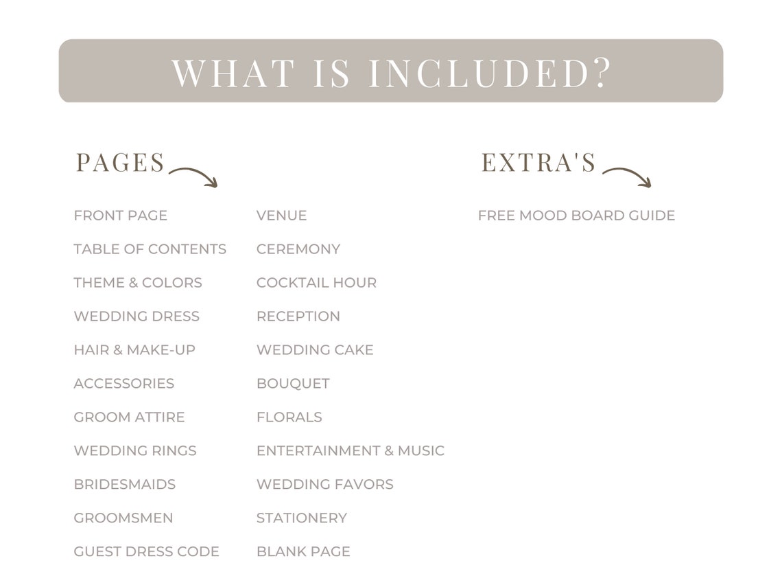 Wedding Design Mood Board Presentation Template With Bonus PDF Guide Canva Editable Template ...