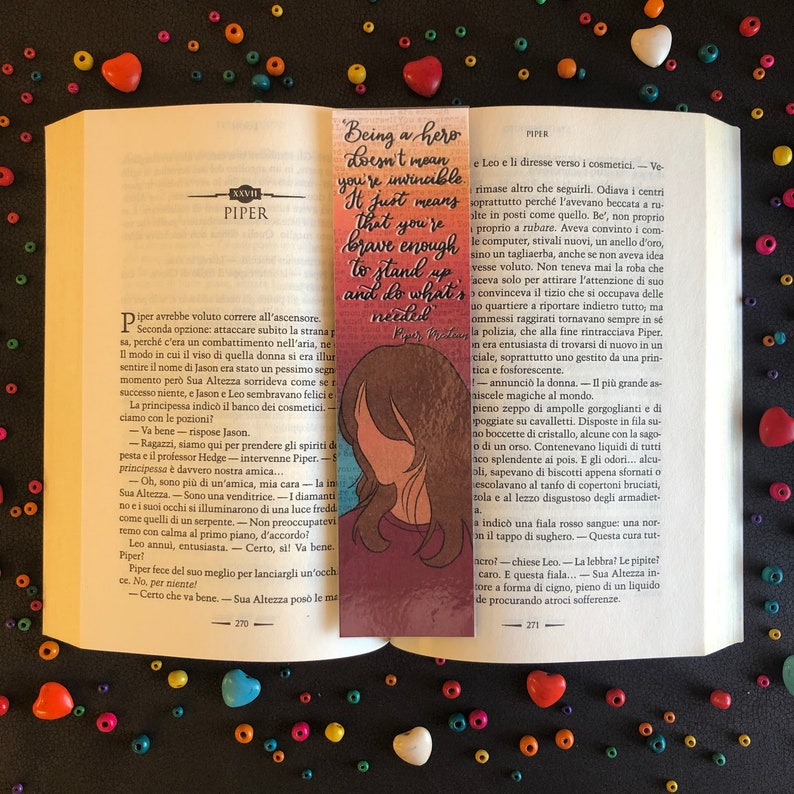 Piper Mclean Bookmark Percy Jackson Heroes of Olympus - Etsy
