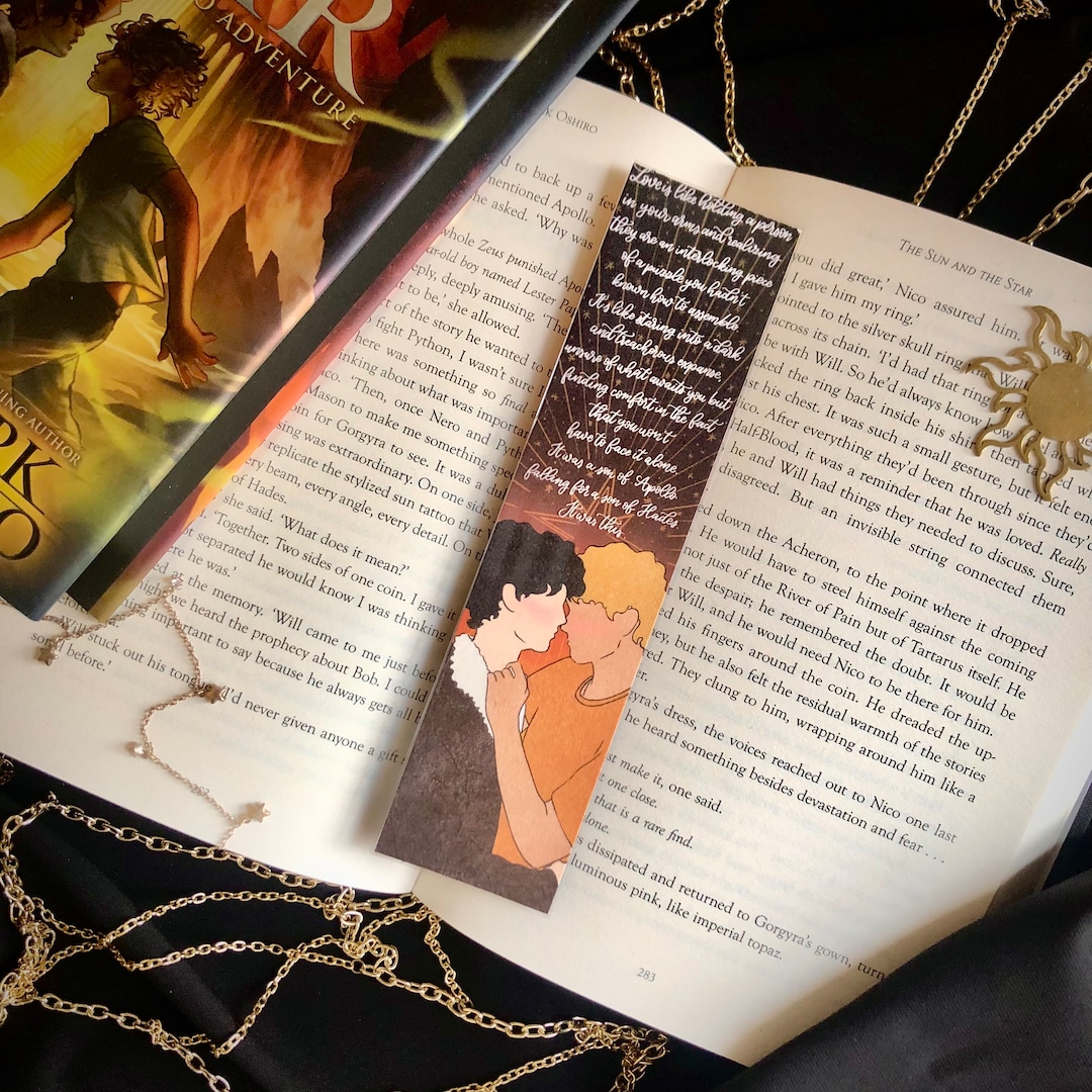 Solangelo Bookmark Double Sided With Book Quote, the Sun and the Star ...