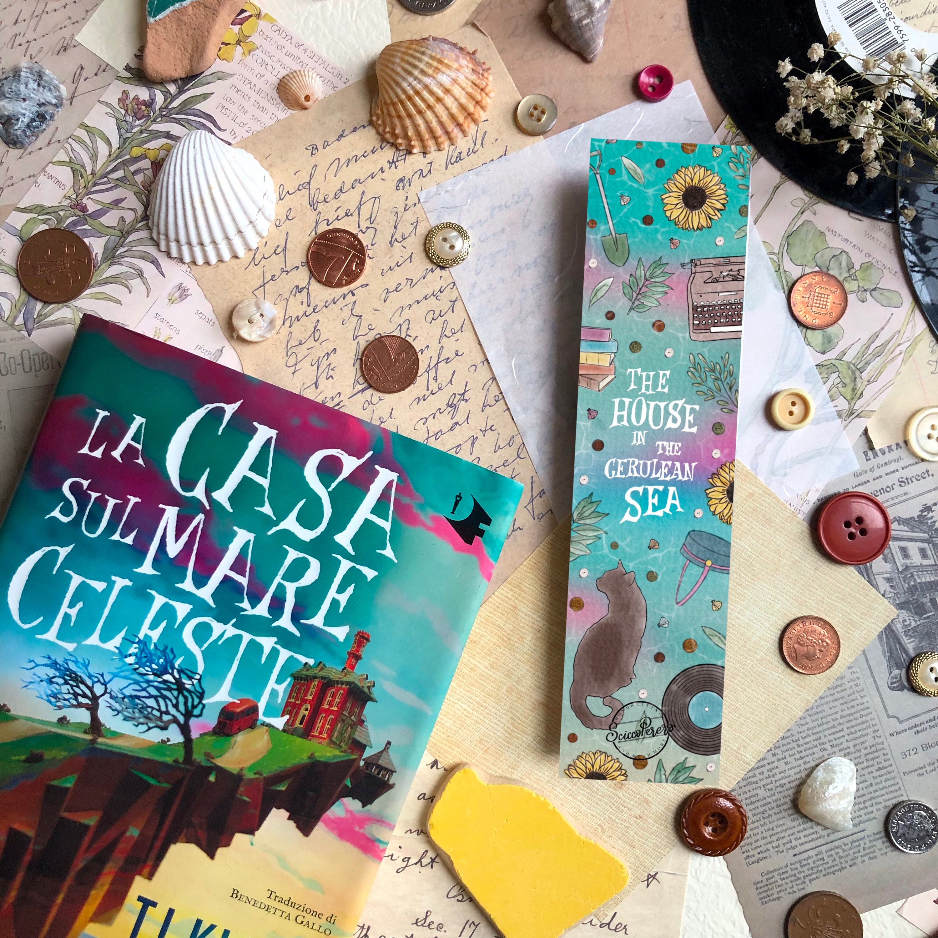 The House in the Cerulean Sea Pattern Bookmark, TJ Klune, Booktok ...