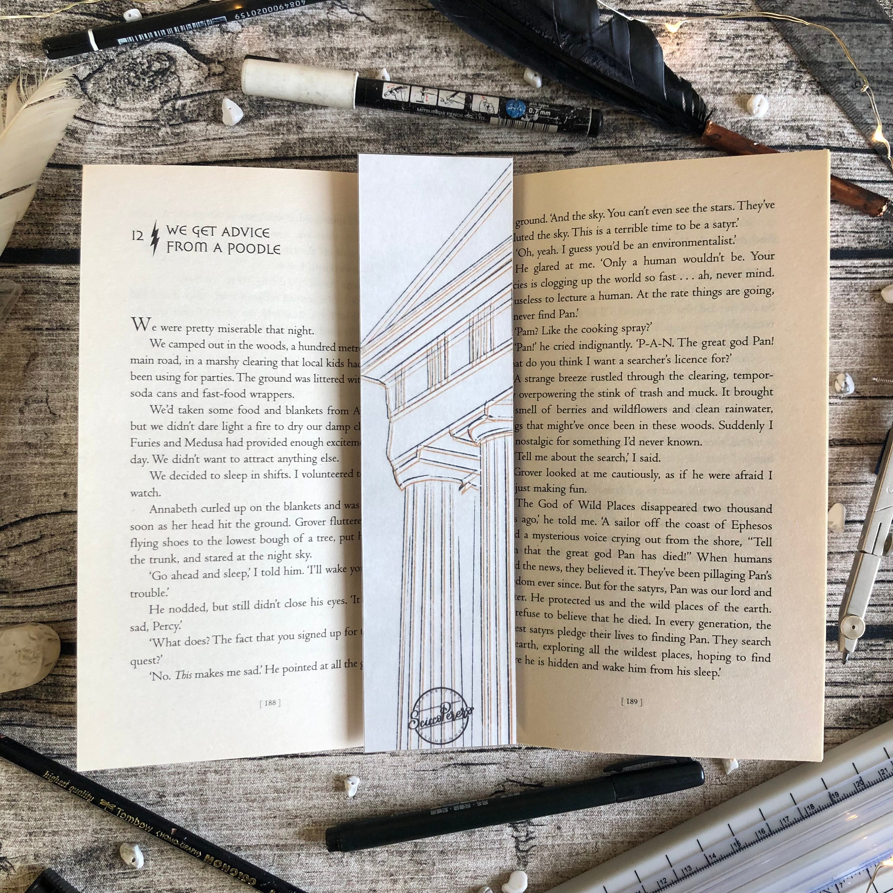 Annabeth Chase Bookmark Percy Jackson - Etsy