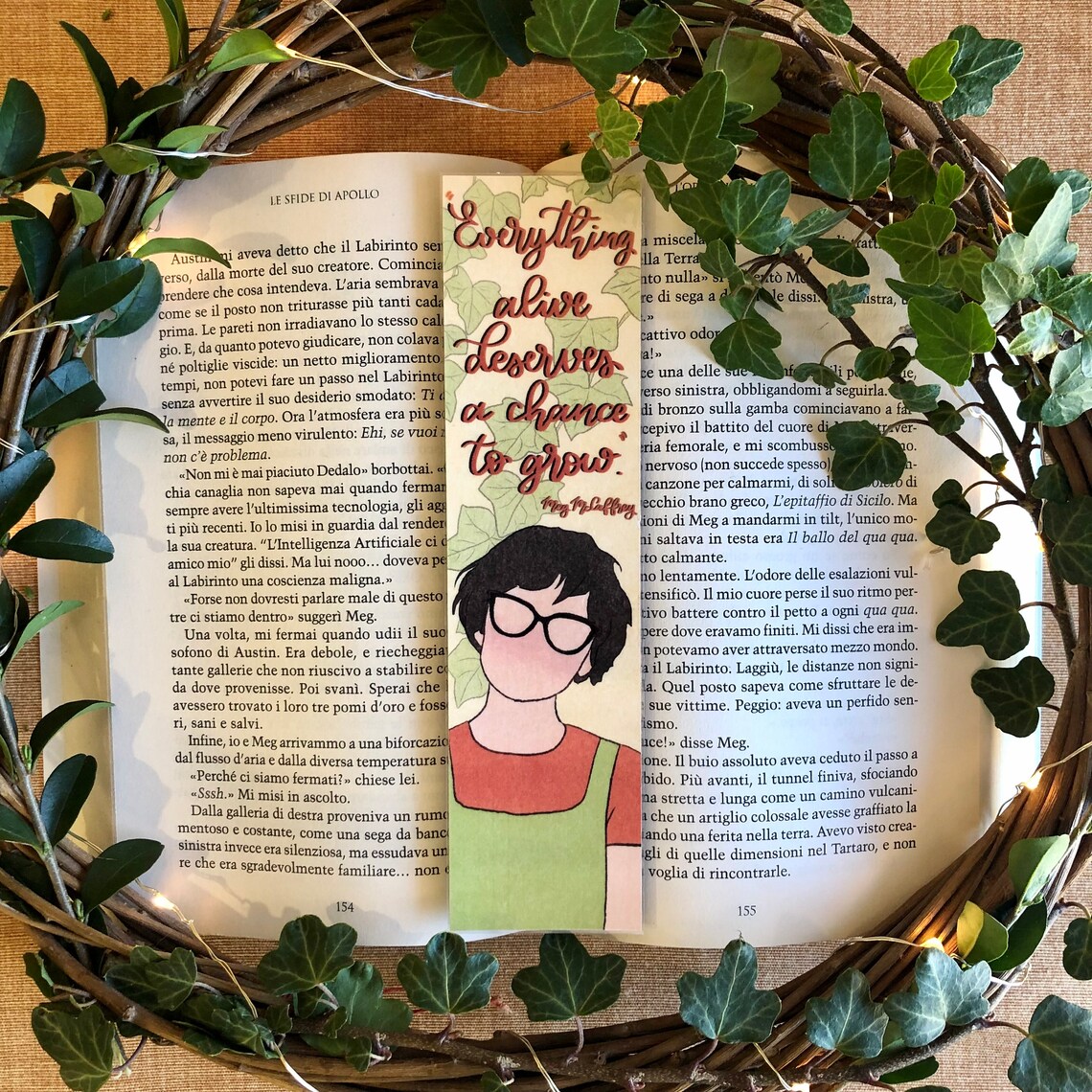 Meg Mccaffrey Bookmark Percy Jackson Trials of Apollo - Etsy