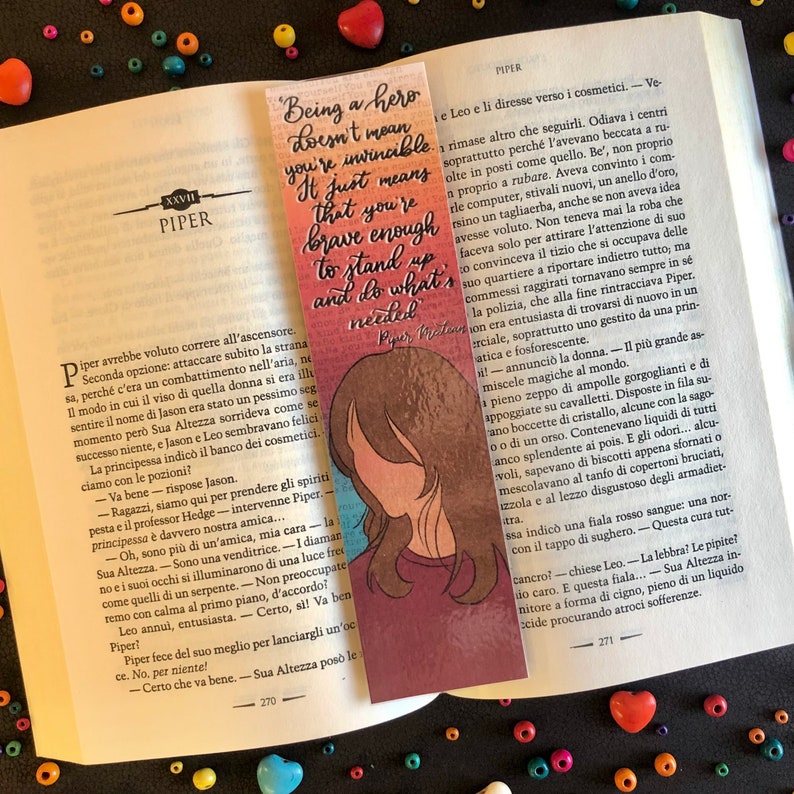 Piper Mclean Bookmark Percy Jackson Heroes of Olympus - Etsy