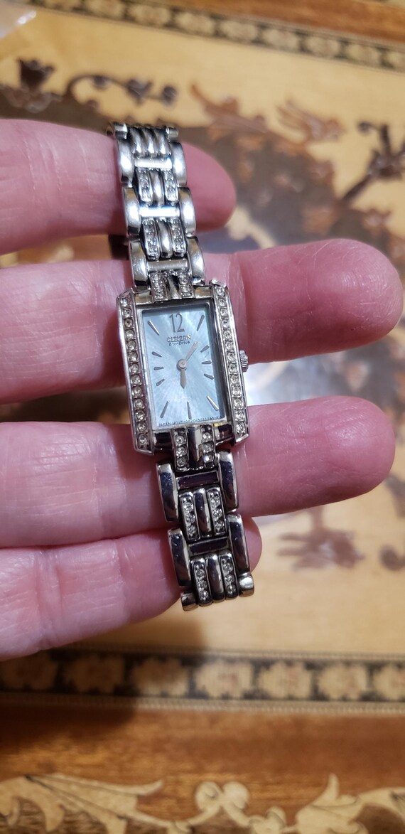 Vintage Citizen Eco-Drive Ladies Watch! Rectangular M… - Gem