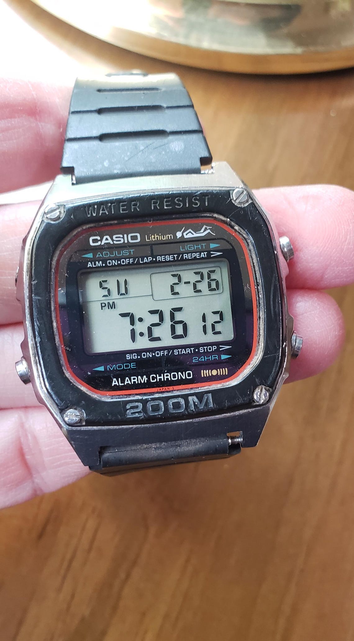 Vintage 1980's Casio 280 DW-1000 Digital Men'a Watch! WORKS! New ...