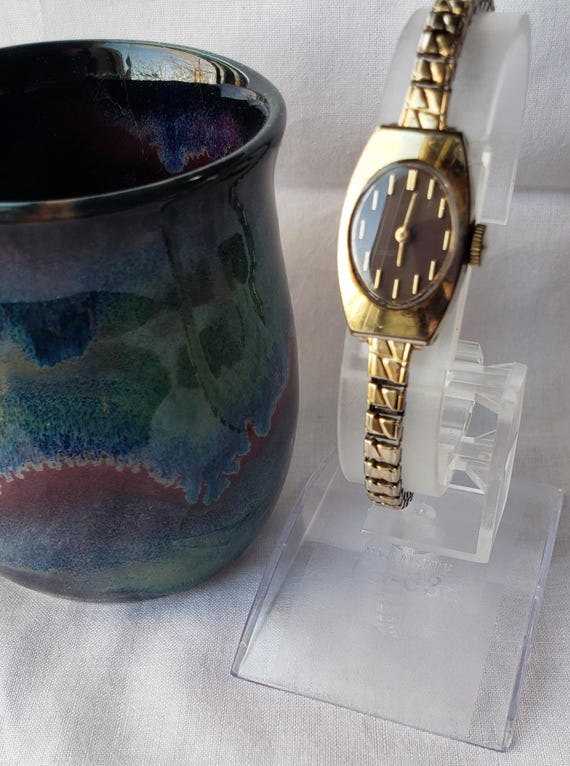 Rare Vintage 1970's Seiko Dainty, Sparkling Gold Ladi… - Gem