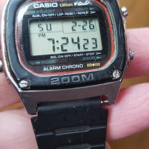 Vintage 1980's Casio 280 DW-1000 Digital Men'a Watch! WORKS! New ...
