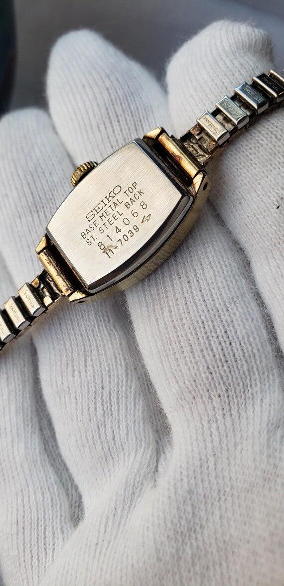 Rare Vintage 1970's Seiko Dainty, Sparkling Gold Ladi… - Gem