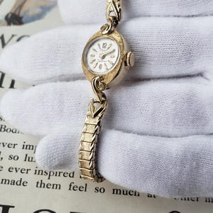 Vintage 14K Solid Gold Dainty 1930's Ladies Cocktail Watch Paul Depree ...