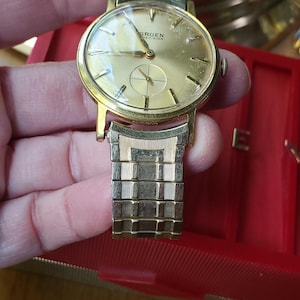 RARE Vintage 1960's "james Bond" Gruen Precision Cal 510 10K Gold Men's ...