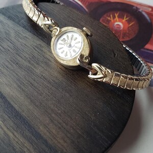 Vintage 14K Solid Gold Dainty 1930's Ladies Cocktail Watch Paul Depree ...