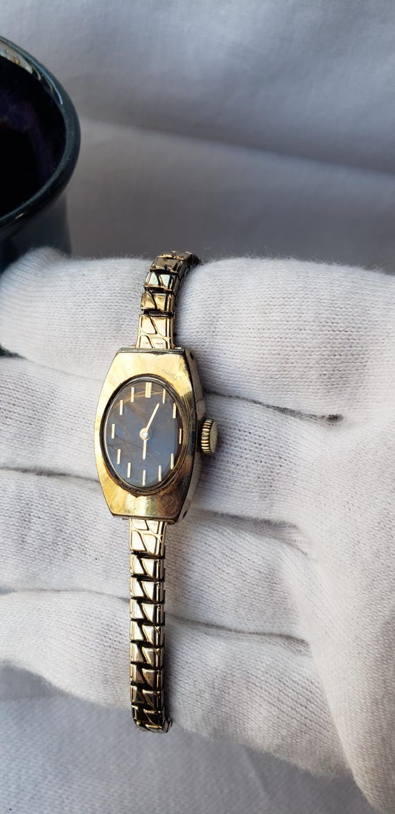 Rare Vintage 1970's Seiko Dainty, Sparkling Gold Ladi… - Gem