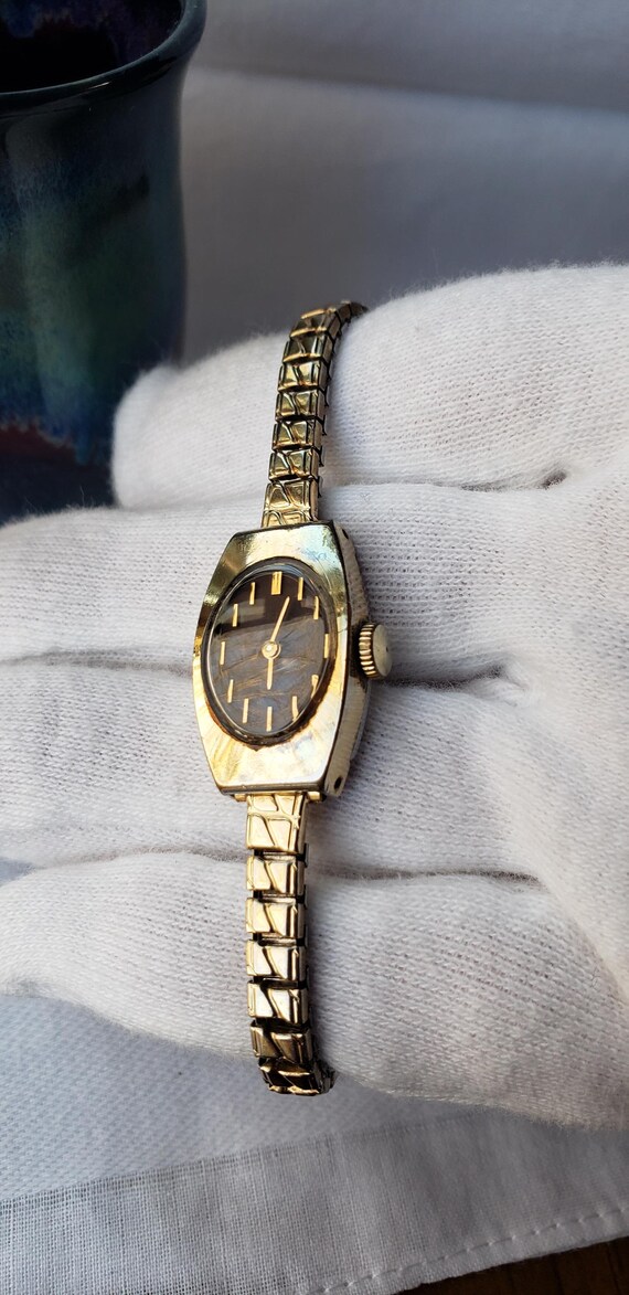 Rare Vintage 1970's Seiko Dainty, Sparkling Gold Ladi… - Gem