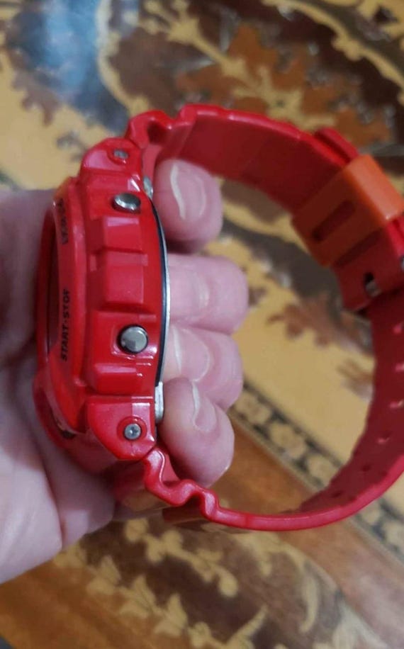 Vintage Casio G-Shock "Crazy Colors" Red and Orange! … - Gem