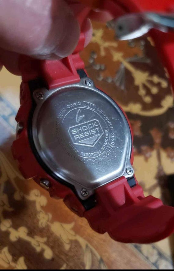 Vintage Casio G-Shock "Crazy Colors" Red and Orange! … - Gem