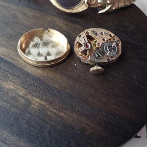 Vintage 14K Solid Gold Dainty 1930's Ladies Cocktail Watch Paul Depree ...