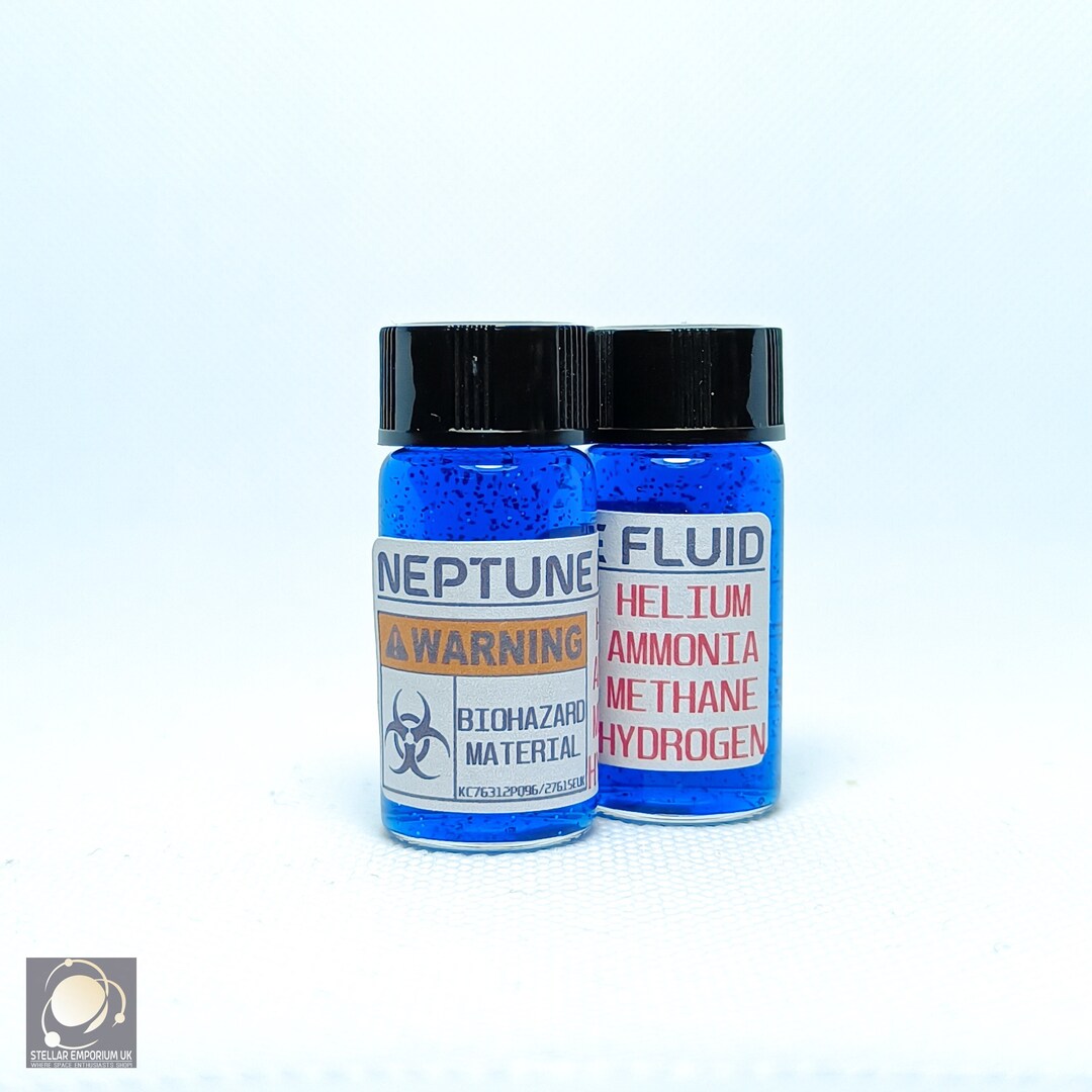 NEPTUNE Fluid Replica in Vial, Space Gift for Nerds, Sci-fi Gift, Nerd ...