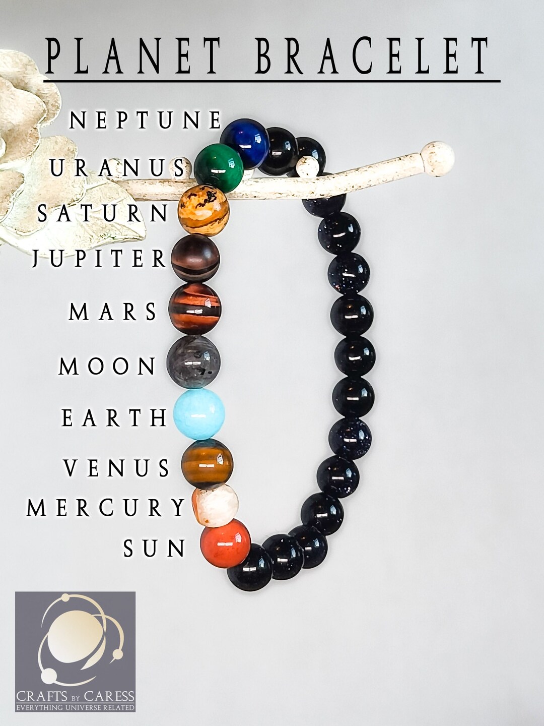 Solar System Bracelet Astronomy Bracelet Planetary Bracelet - Etsy UK
