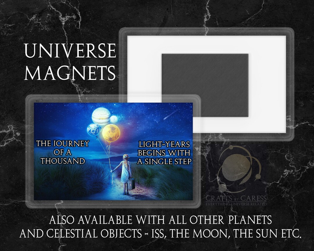 Cute Inspiring Space Fridge Magnet, Space Kitchen Magnet, Galaxy Fridge ...