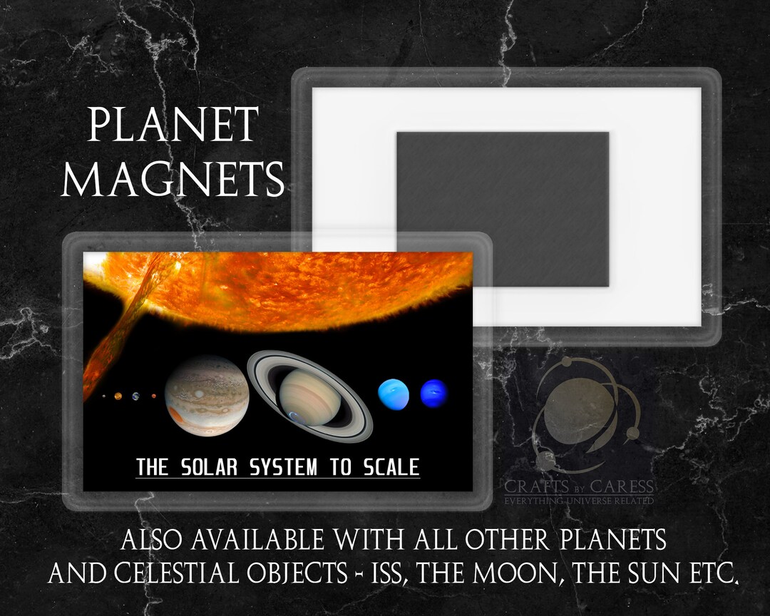 SOLAR SYSTEM, Fridge Magnet, Space Magnet, Planet Fridge Magnet ...
