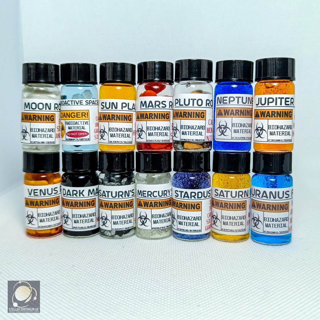 Cosmic Space Replica Set in Vial, Space Gift for Nerd, Sci-fi Gift ...