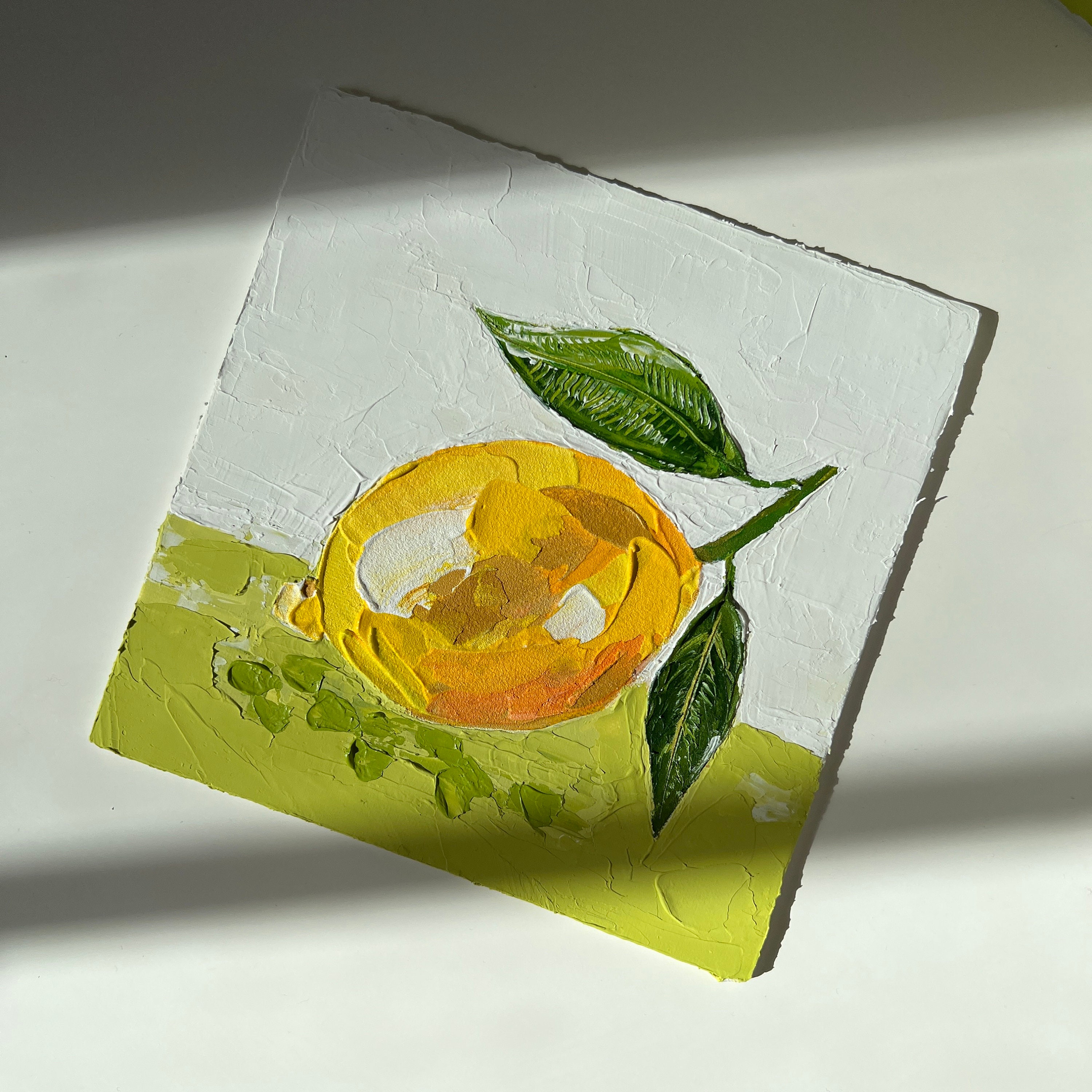 Textured Citrus Wall Art, 3d Fruit Wall Art, Kitchen Lemon Wall Art ...