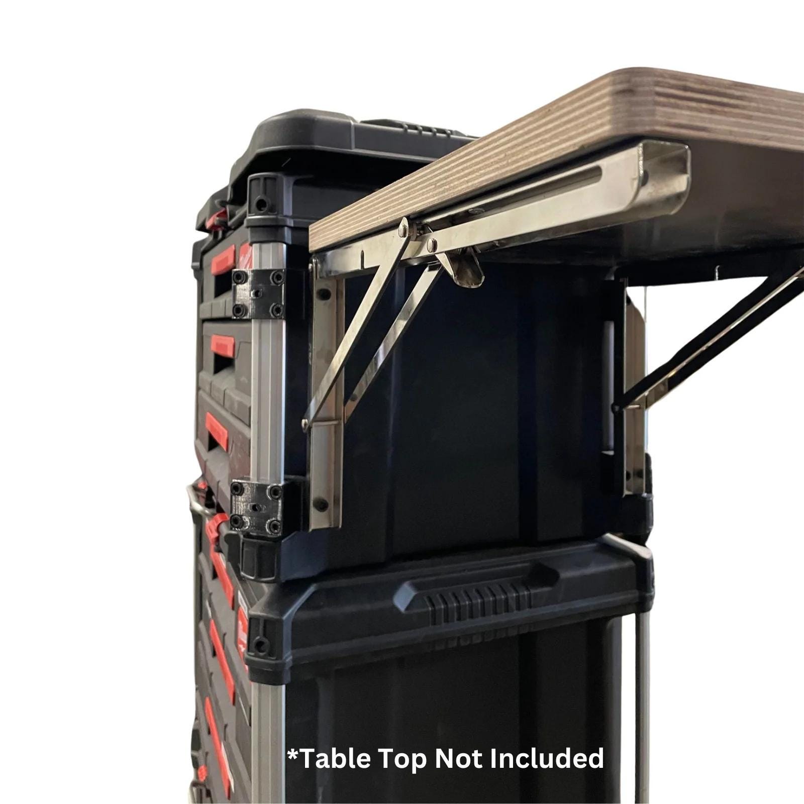 Milwaukee Packout Folding Table Brackets | Flip Table Kit for Custom ...
