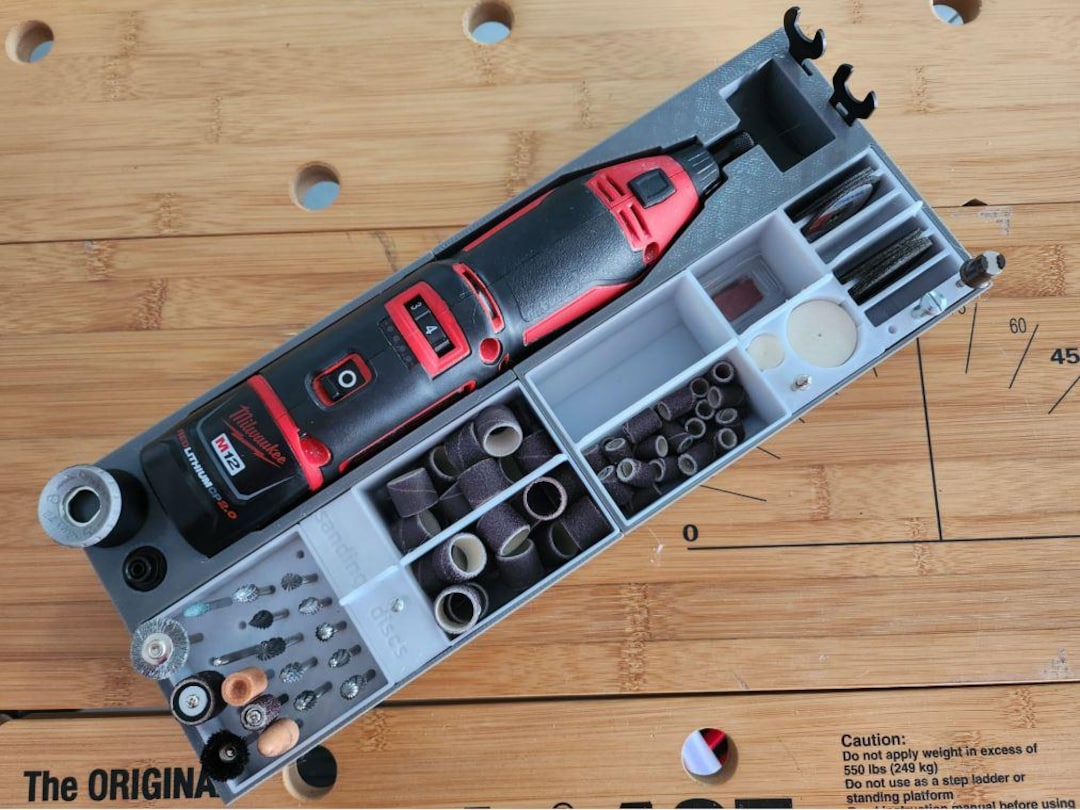 Milwaukee M12 Rotary Tool Packout Drawers Insert | Store Rotary Tool ...