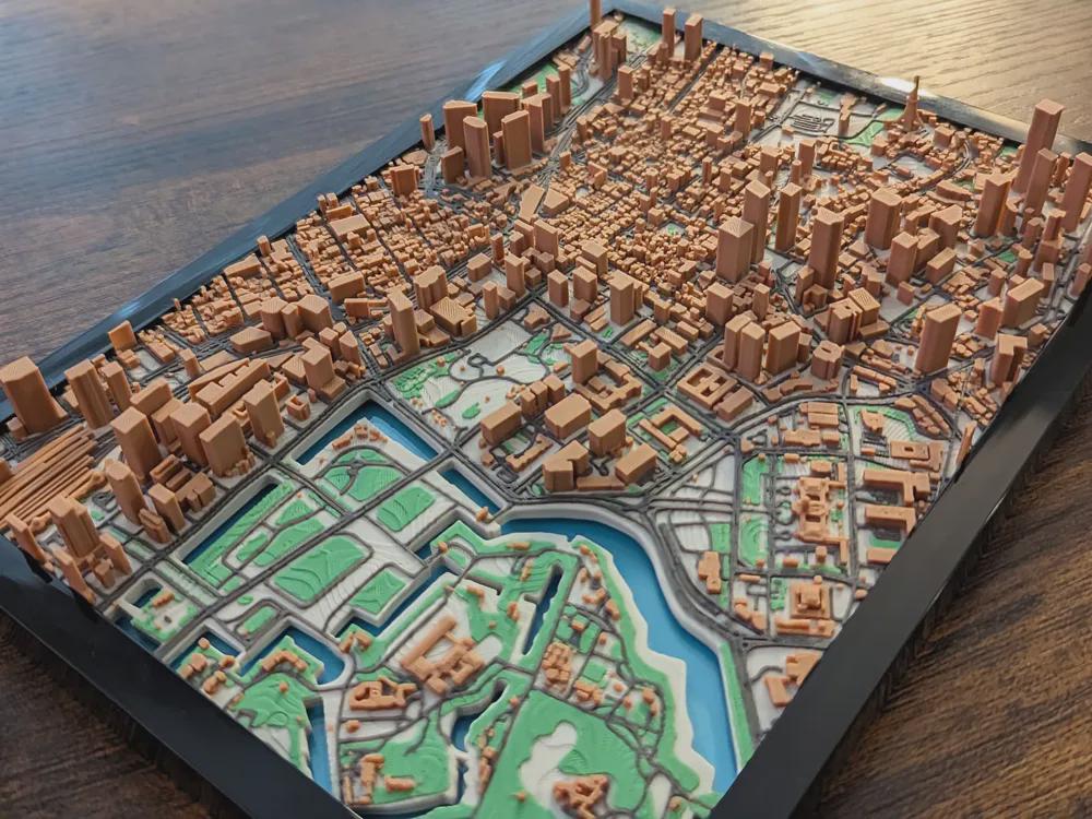 Tokyo Japan 3D Miniature Map - Multi-coloured City Art & Gift - Etsy