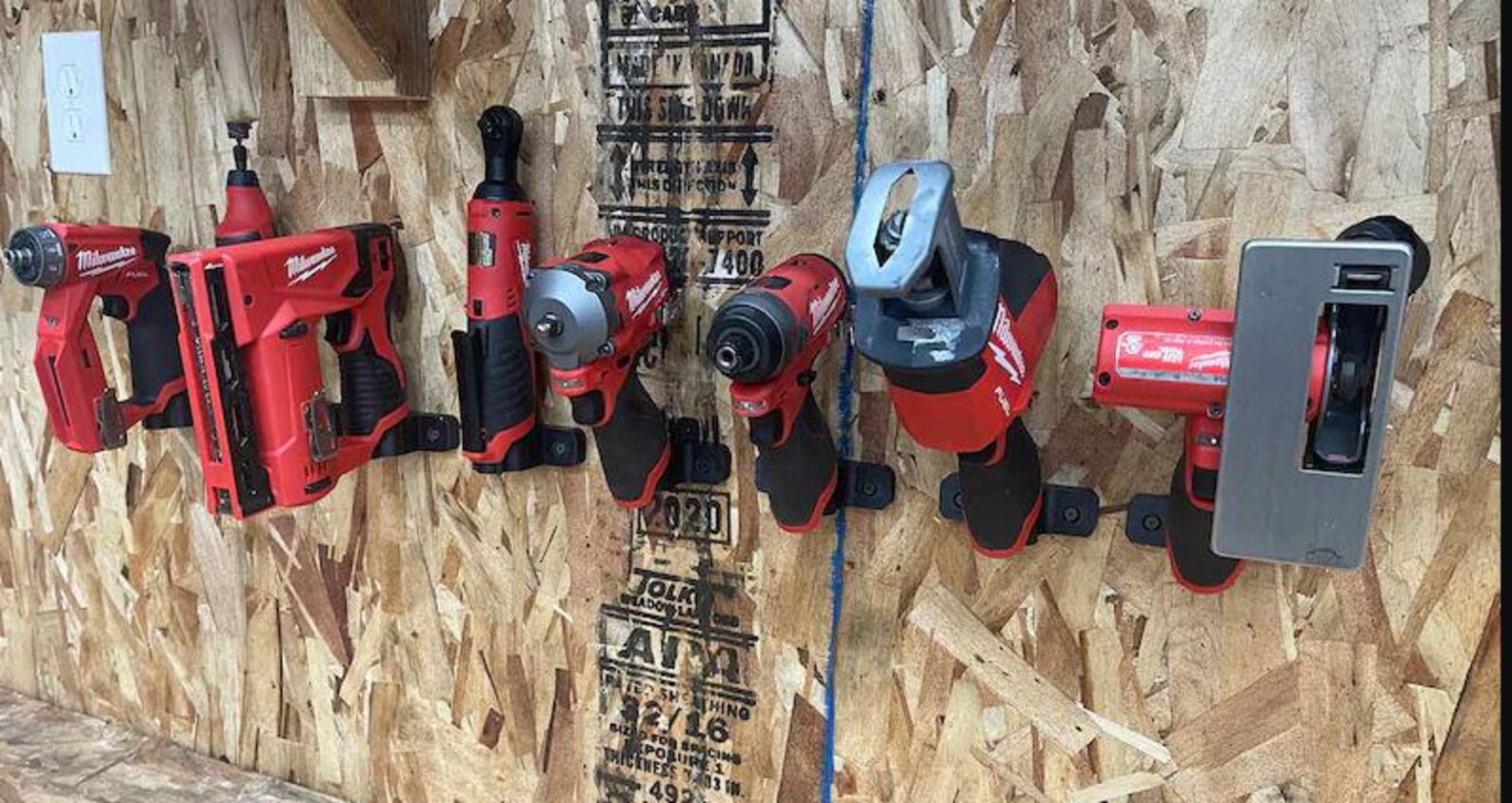 Milwaukee M12 Tool Holders - Wall Mounted Storage for Your M12 Tools - Etsy