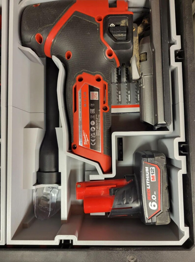 Milwaukee M12 FUEL Jigsaw Packout Drawer Insert – Organise Your Jigsaw ...