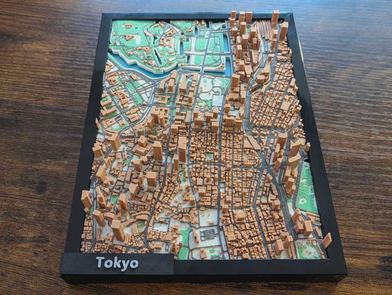 Tokyo Japan 3D Miniature Map - Multi-coloured City Art & Gift - Etsy
