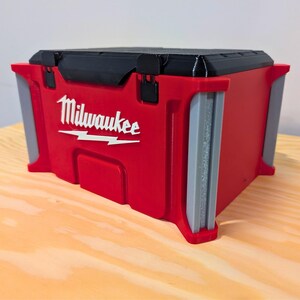 Milwaukee Packout Style Desk Organizer | Desk Caddy With Inserts & Lid ...