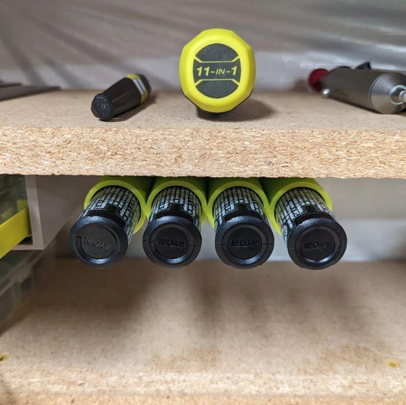 Ryobi USB Lithium Battery Holder Wall Mount - Battery Storage - Etsy