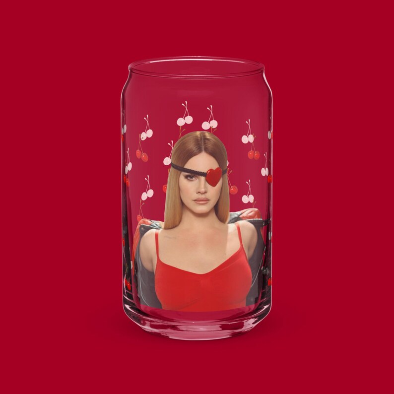 Lana Del Rey Valentines's Can Shaped Glass LDR Skims Lizzy Grant Merch ...