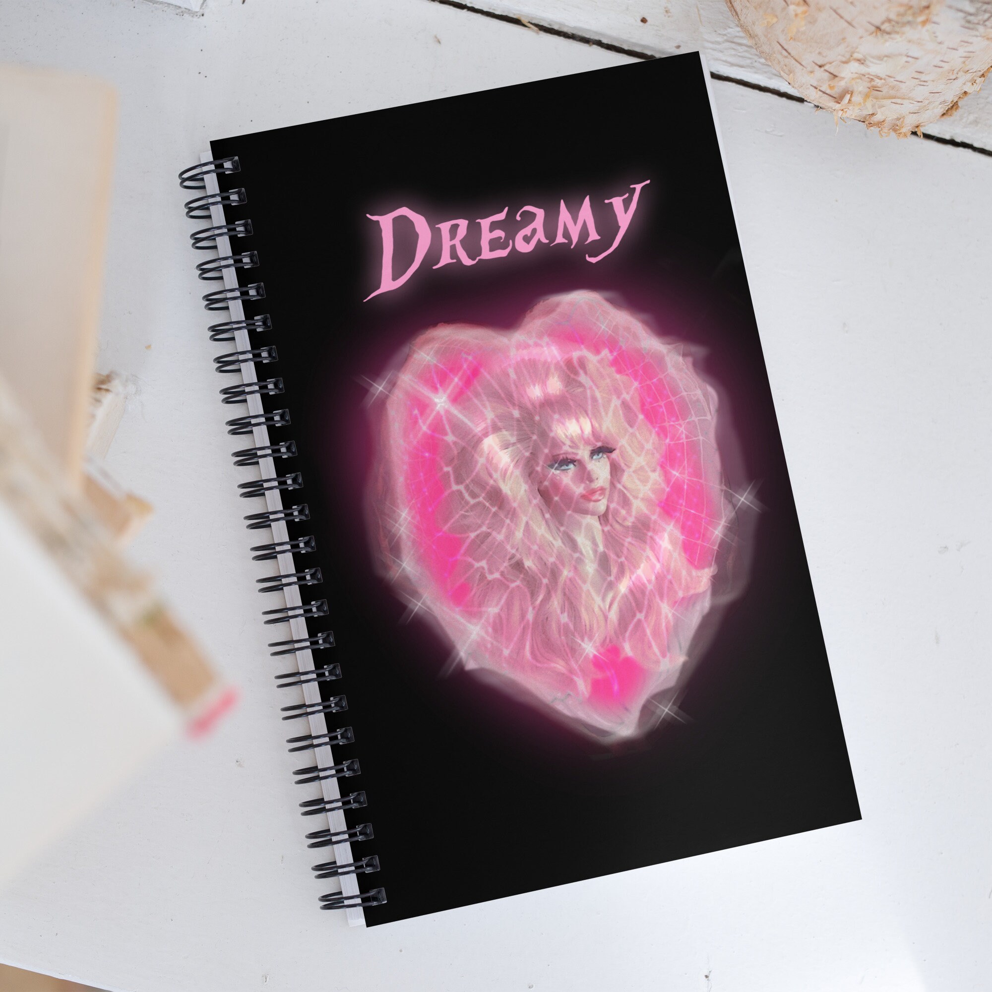 90s Barbie Aesthetic Spiral Notebook Pink Girly Journal - Etsy