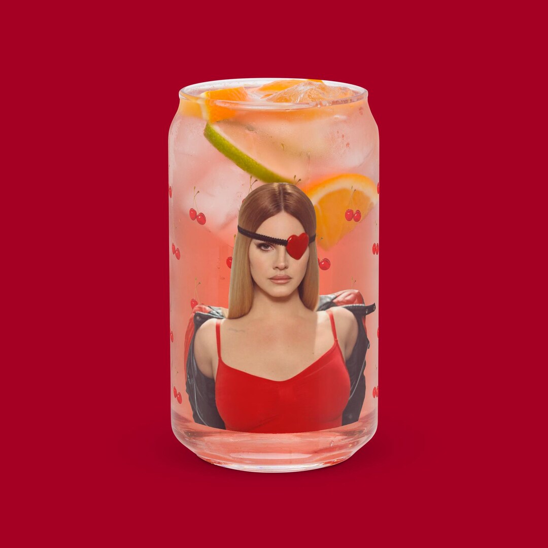 Lana Del Rey Valentines's Can Shaped Glass LDR Skims Lizzy Grant Merch ...
