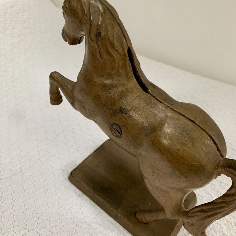 Antique Cast Iron Horse Coin Bank: AC Williams or Arcade, 1910-1934 - Etsy
