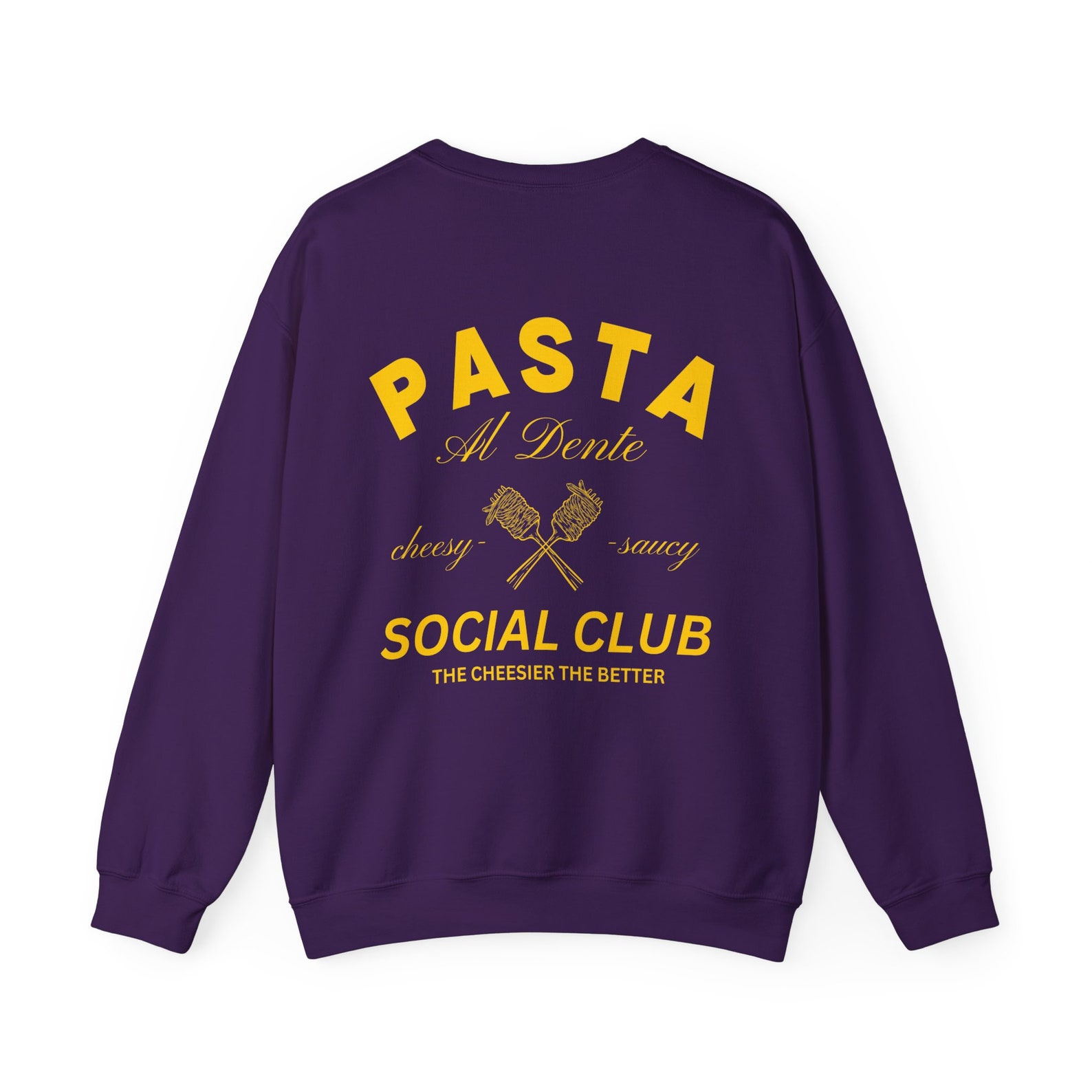 Pasta Al Dente Social Club Sweatshirt, Pasta Sweater, Pasta Lover ...
