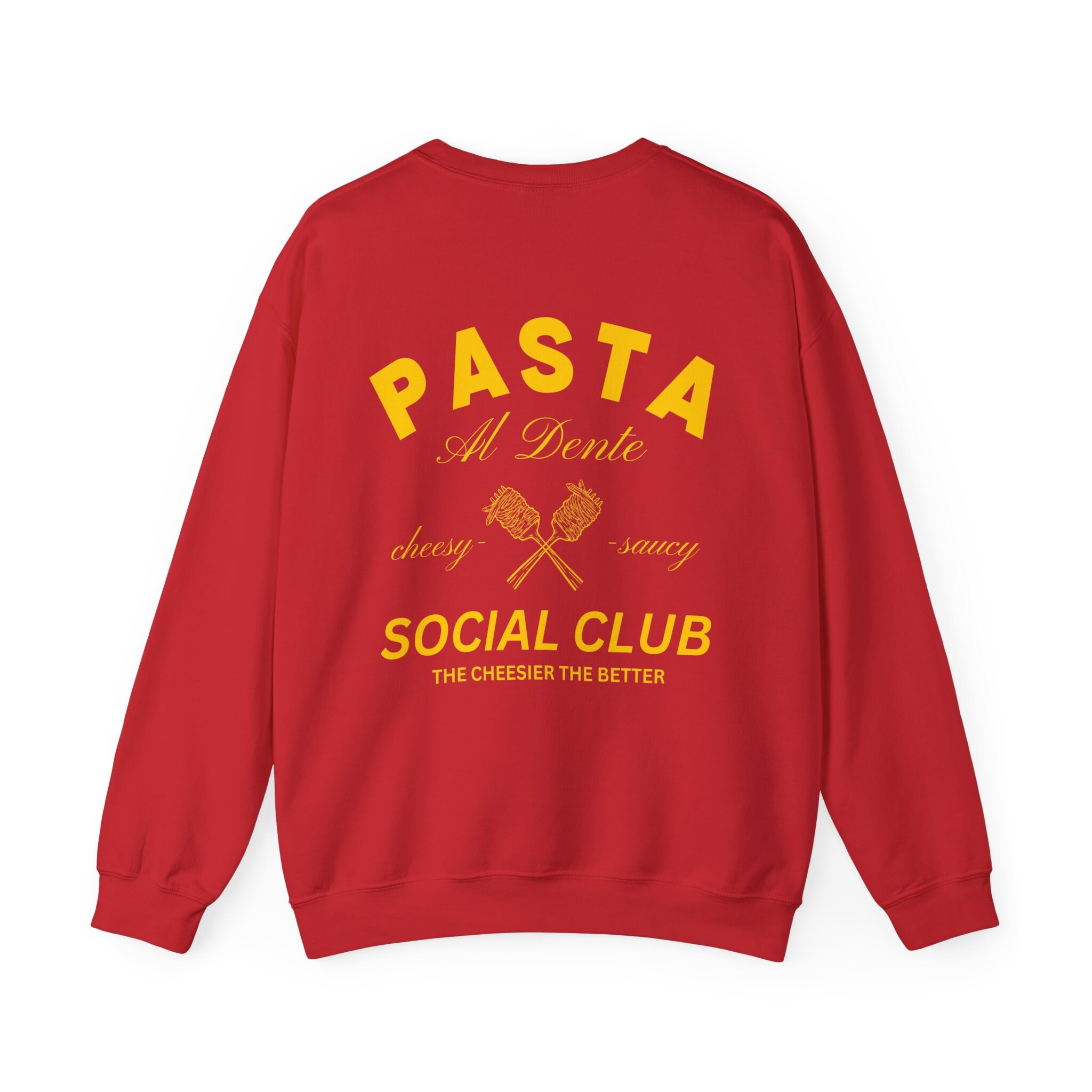 Pasta Al Dente Social Club Sweatshirt, Pasta Sweater, Pasta Lover ...